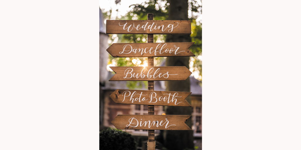 Staander met pijlen hout wedding | Atelier Rosé